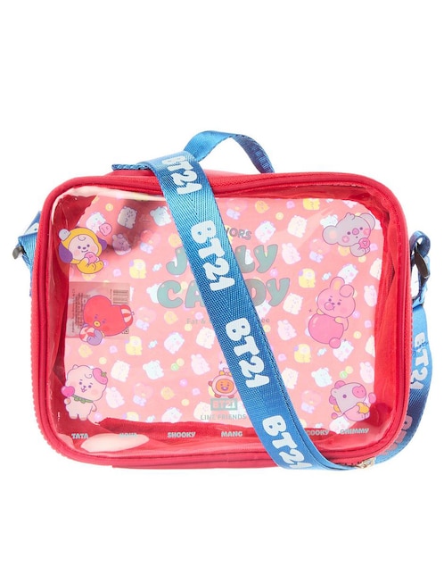 Bolsa crossbody Hello Kitty BT21 BTS para niña 1